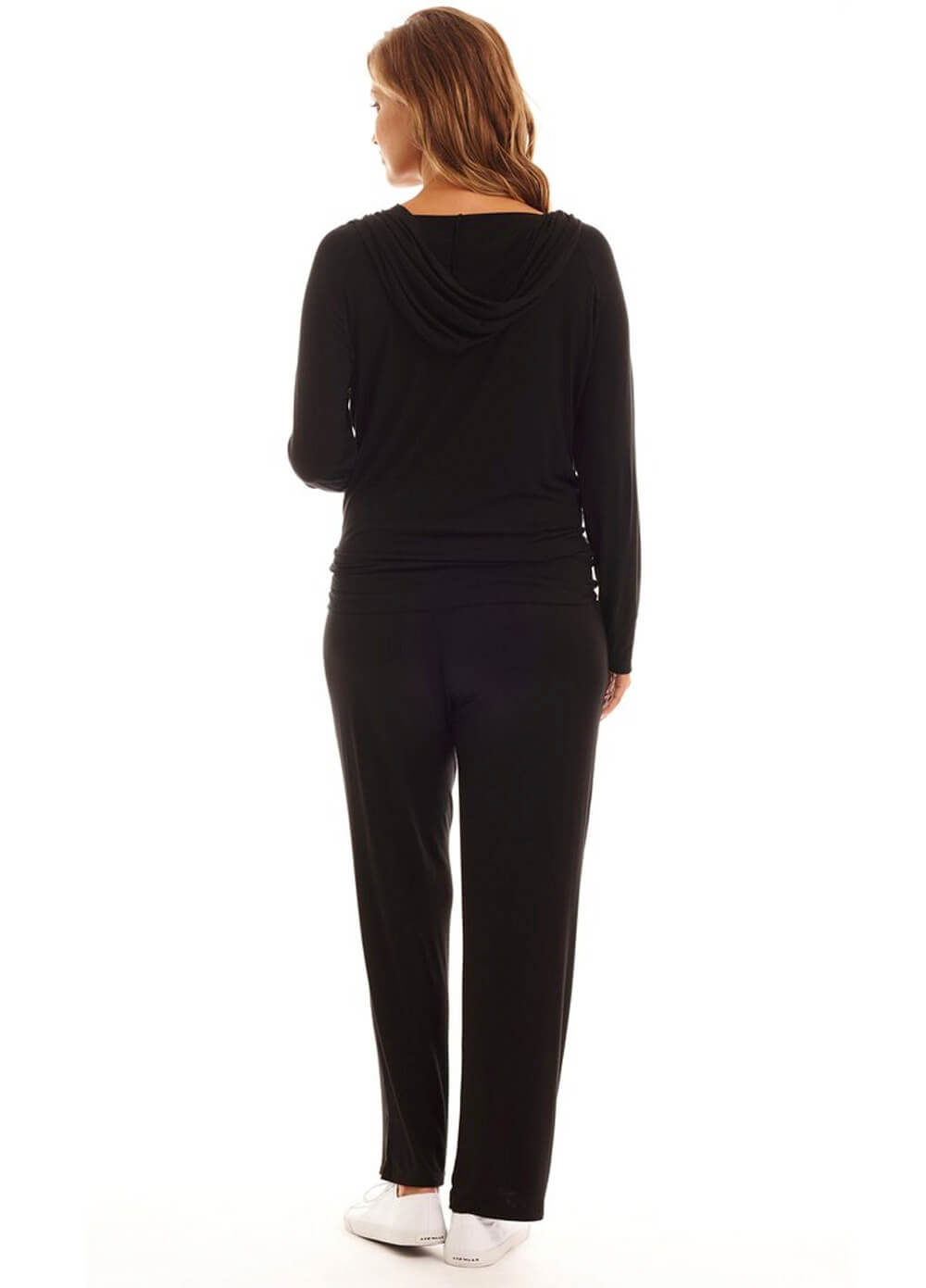 Irene 2-Piece Black Maternity Nursing Lounge Set by Everly Grey