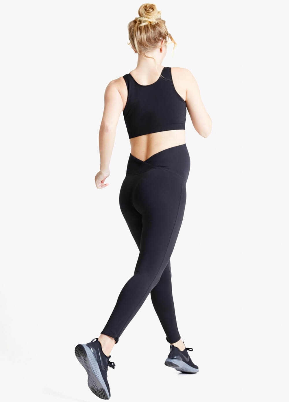 Maternity Active Leggings w Crossover Panel by Ingrid & Isabel
