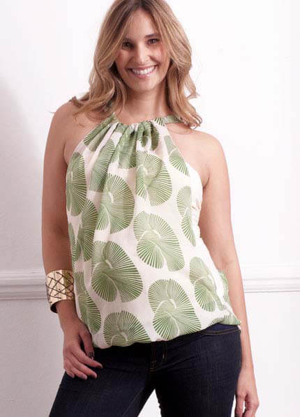 Kyoto Green 8 Way Maternity Top by LiL Designs