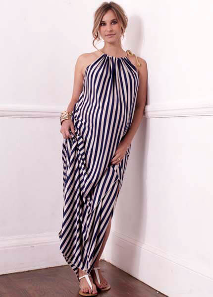 Milano Rope Maxi Maternity Dress by Lil Designs