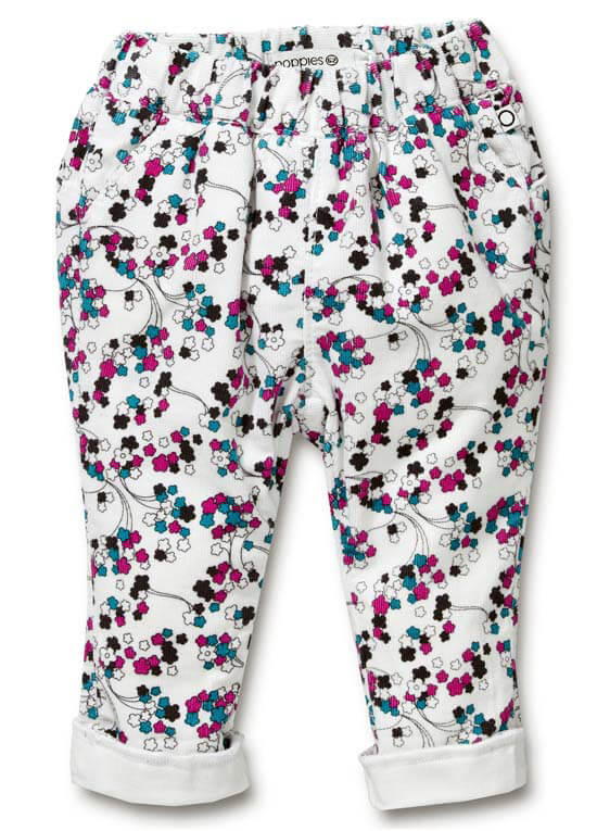 Dawn Floral Baby Pants for newborn girls by Noppies Baby