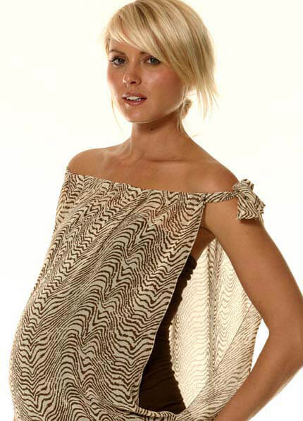 8 Way Maternity Top in Kesalan print by LIL Designs