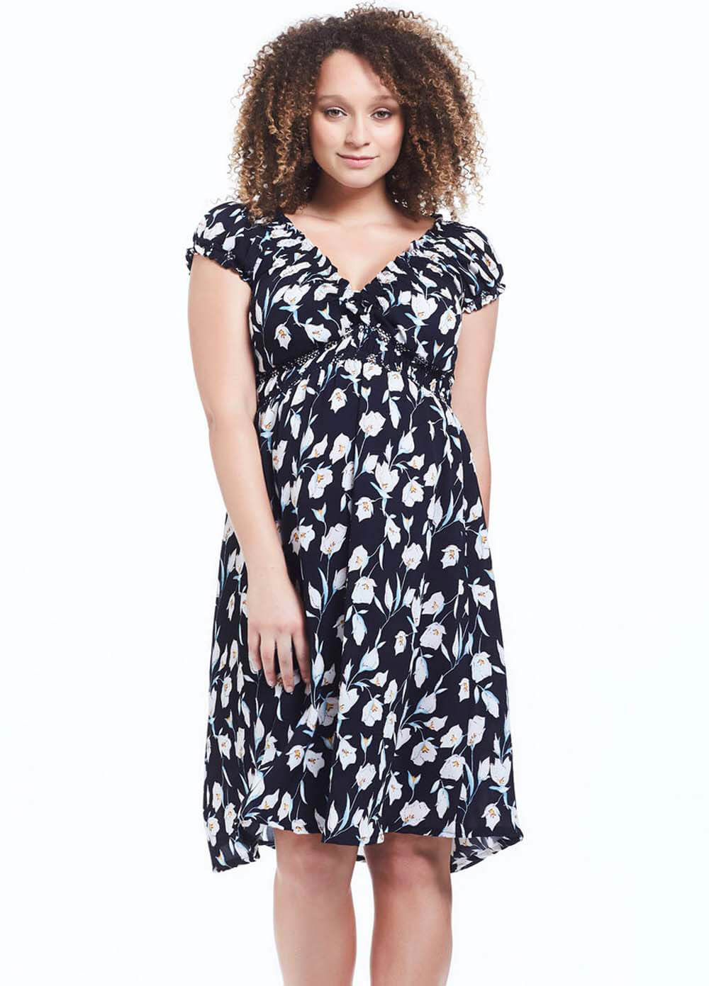 Jess Tulip Print Maternity Dress by Soon Maternity