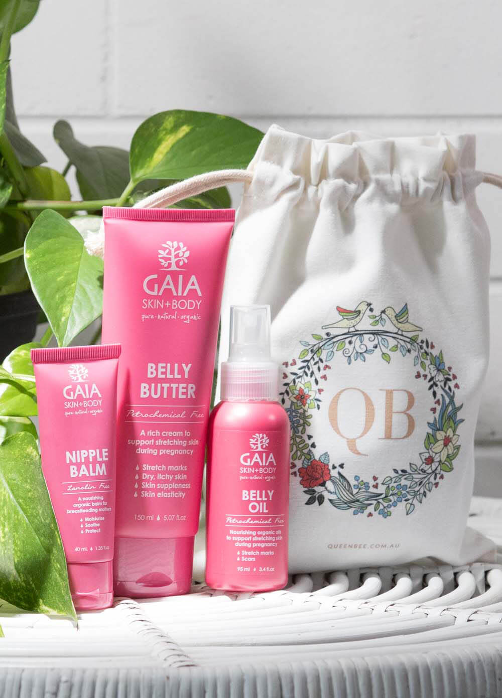 Trilogy Gaia Pregnancy Skincare Gift Set by Queen Bee