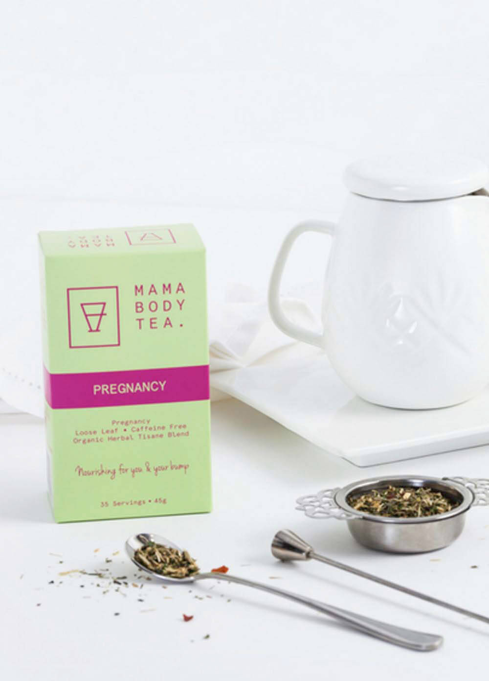 Pregnancy Organic Loose Leaf Tea by Mama Body Tea