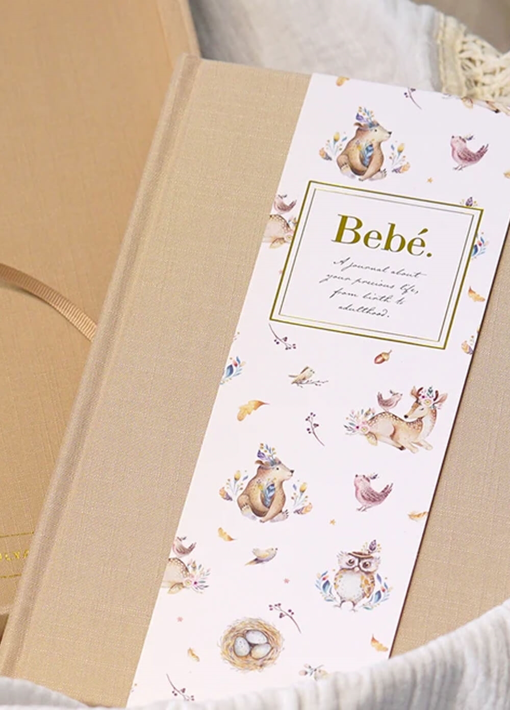 Truly Amor - Bebé Baby Book in Mocha | Queen Bee